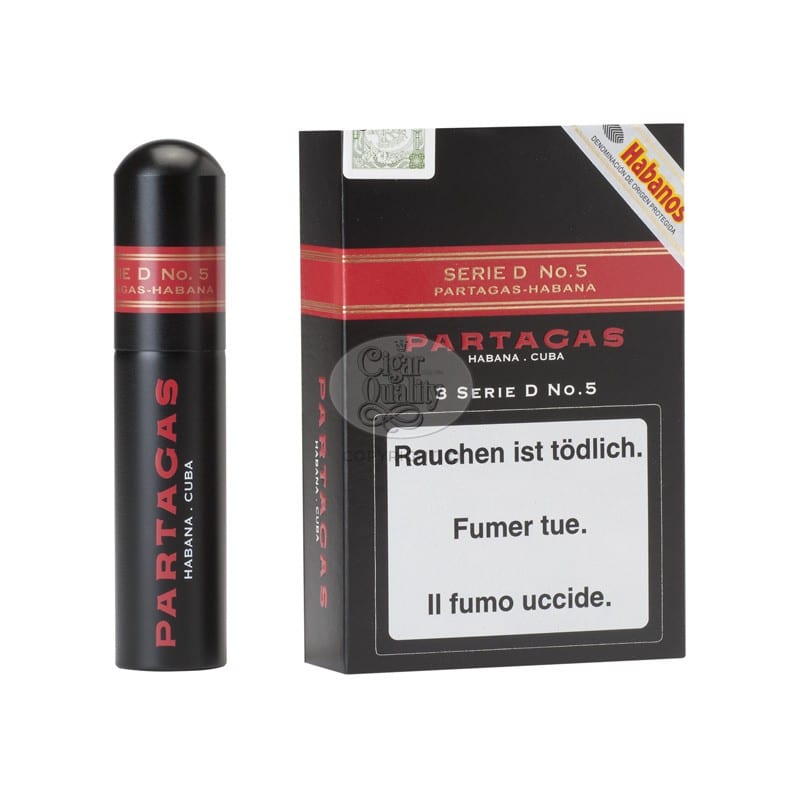 Cigares Partagas Serie D No. 5 Tubos (3) - Cigar Quality
